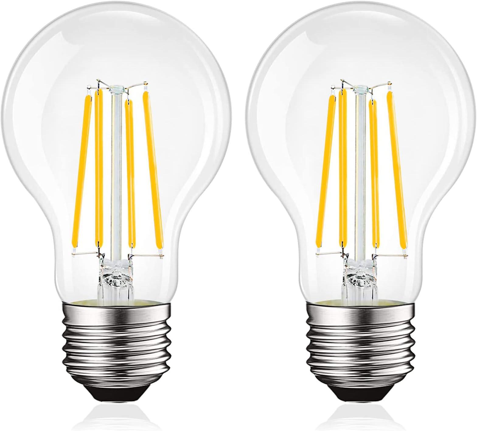 Satco S21734 4.06 Inch 7.5W A19 LED Medium Base Replacement Lamp (Pack ...