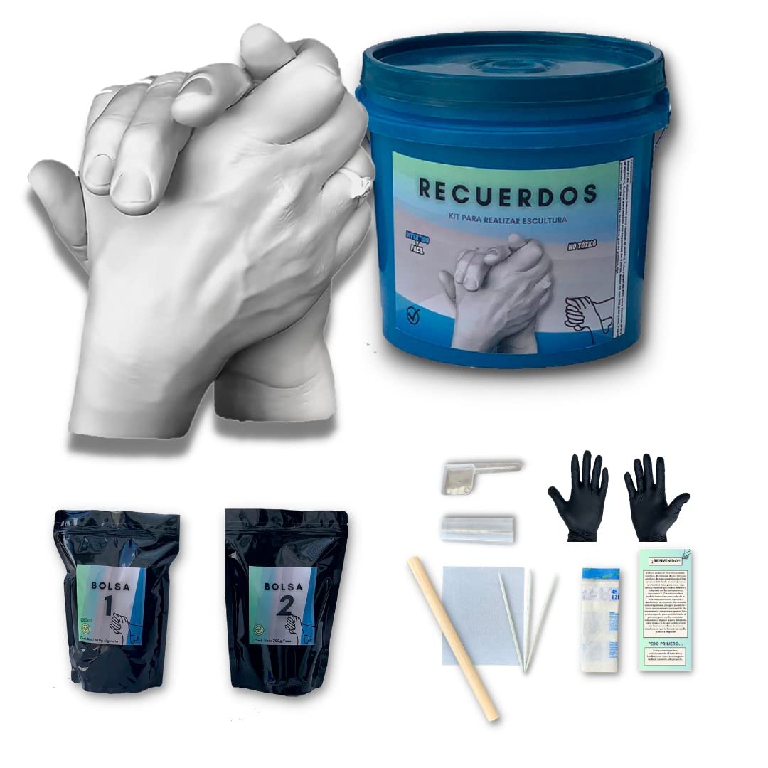 Kit Paquete de Creacion escultura a Mano, Kit de Moldeado, Dos Manos ...