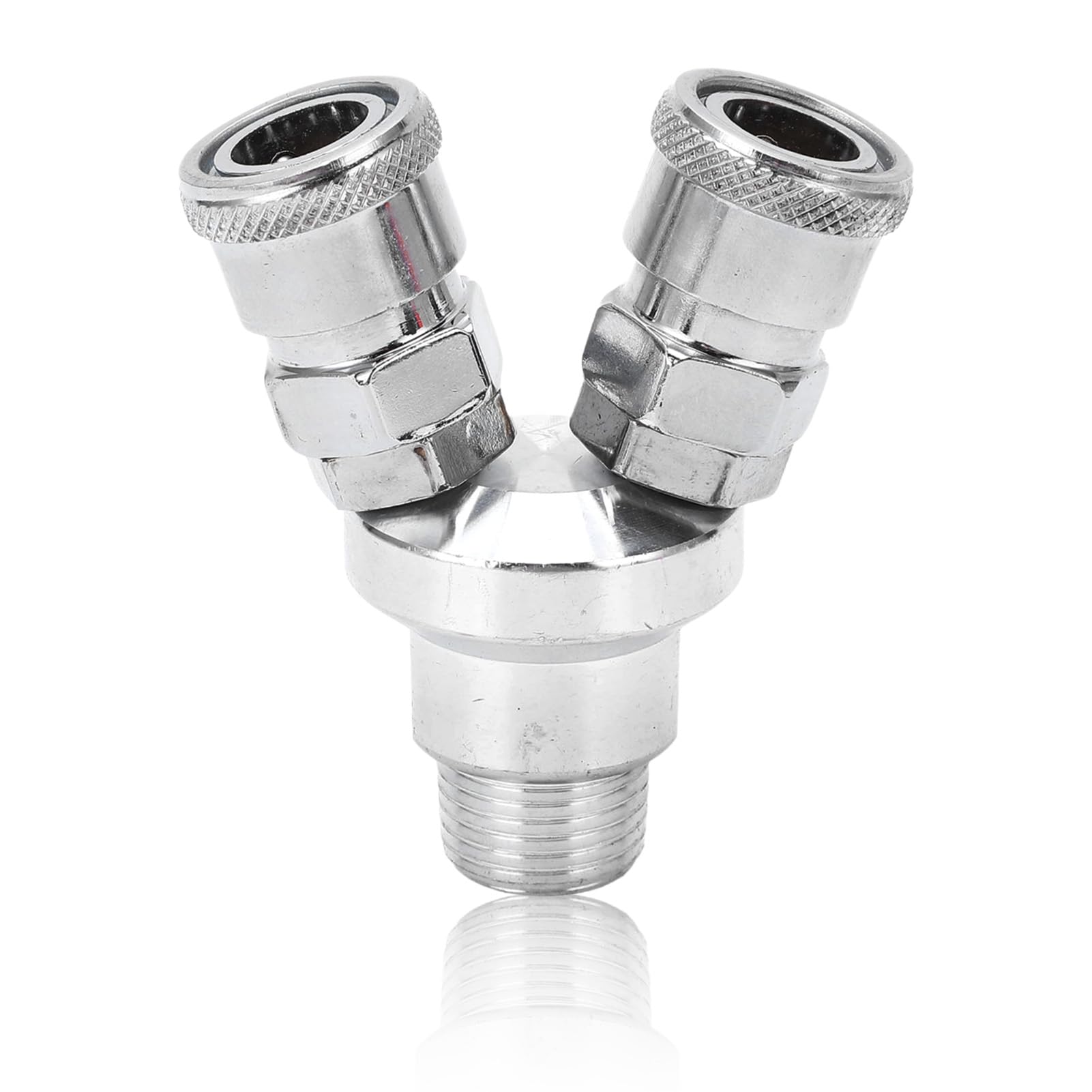 Air Hose Connector 2 Way Air Hose Splitter G1/2 Thread Air Compressor ...