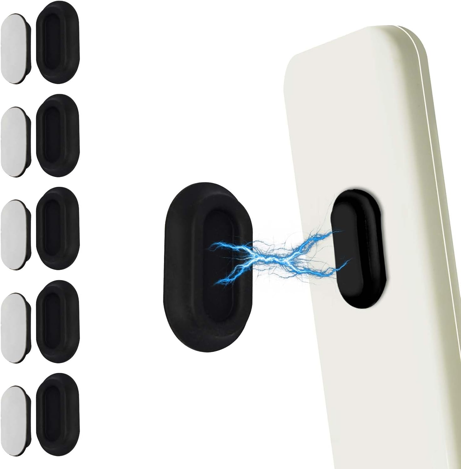 Amazon.com: Ehzyaz 5 Pack Magnetic Remote Control Holder - Wall Mount ...