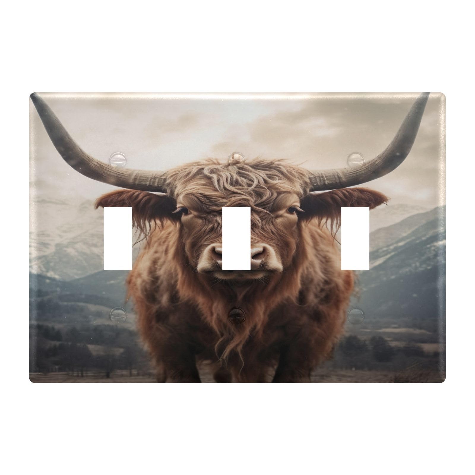 Highland Cow Light Switch Cover Wall Plate Outlet Covers Decorative ...