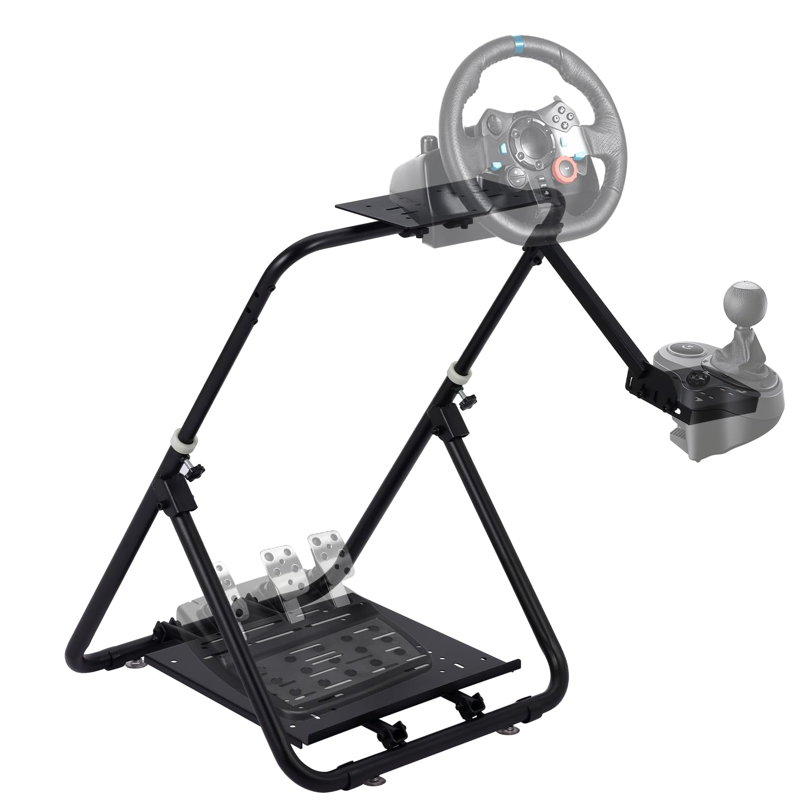 Sim Racing Wheel Stand Heavy Duty Adjustable Cockpit With Shifter ...
