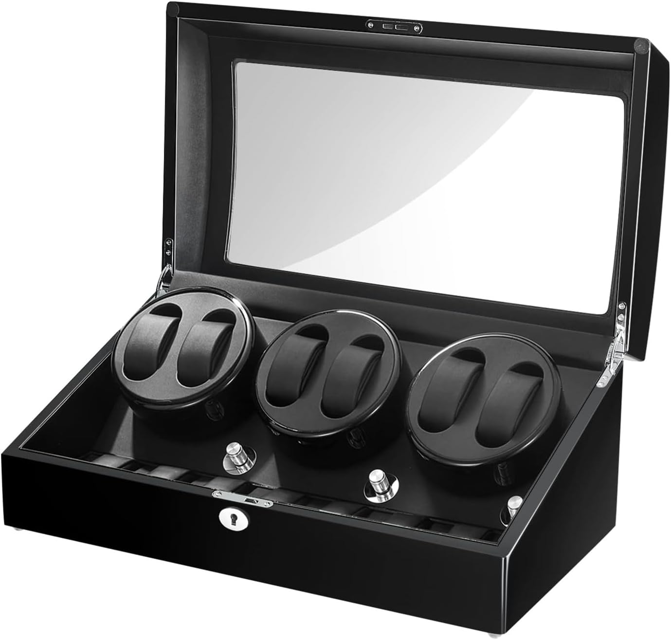 Amazon.com: JQUEEN Watch Winder, Automatic Watch Winder Box for 6 ...