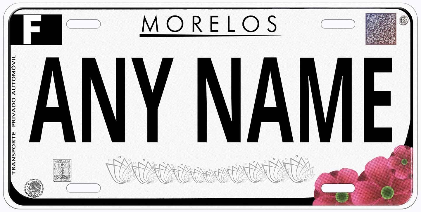 Morelos Cuautla Mexico Any Name Personalized Novelty Car License Plate