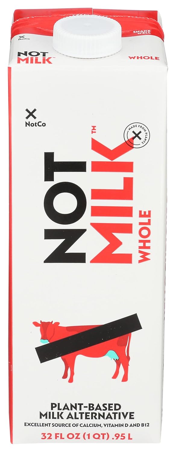 Amazon.com: NotMilk Whole Plant-Based Milk, Shelf-Stable, Lactose-free ...