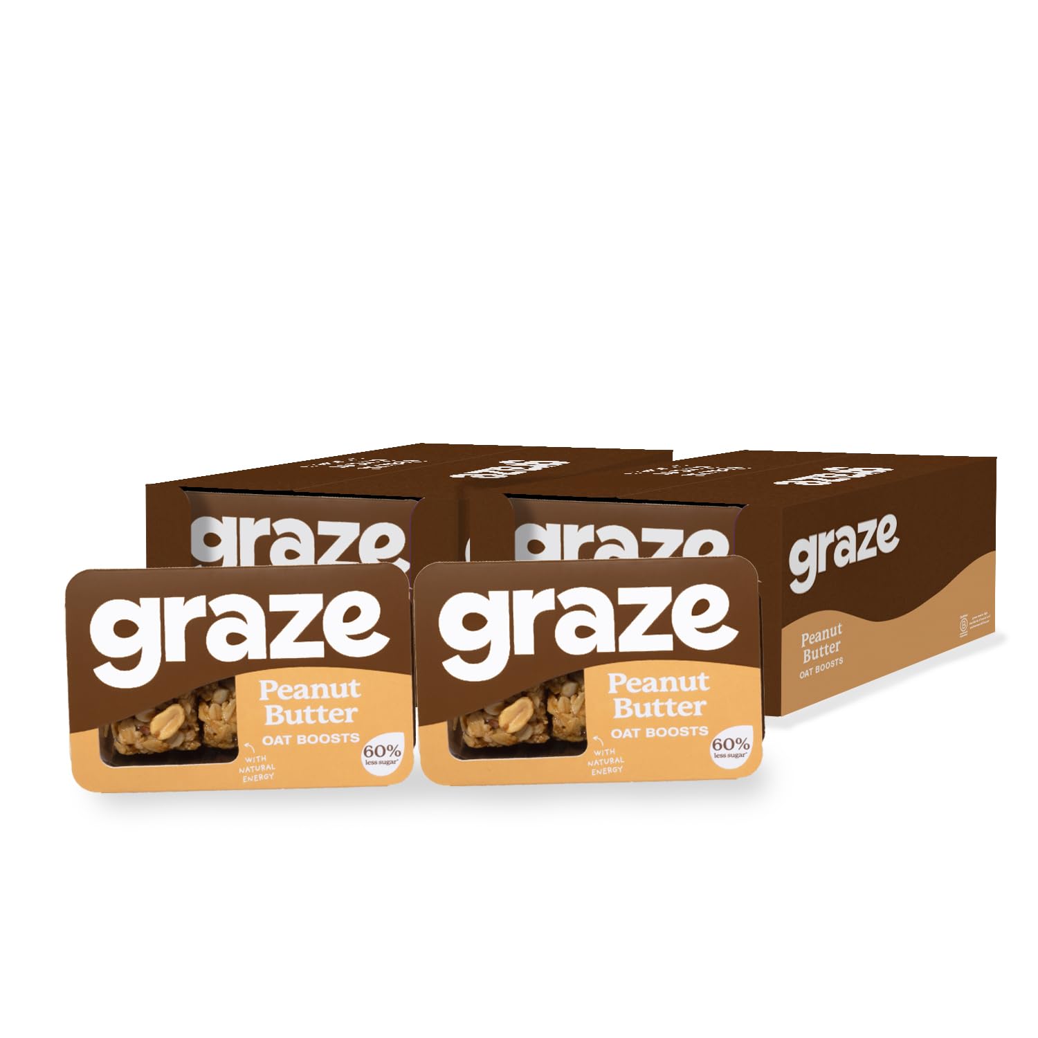 Graze - Protein Healthy Snacks - Peanut Butter - Packaging may vary ...