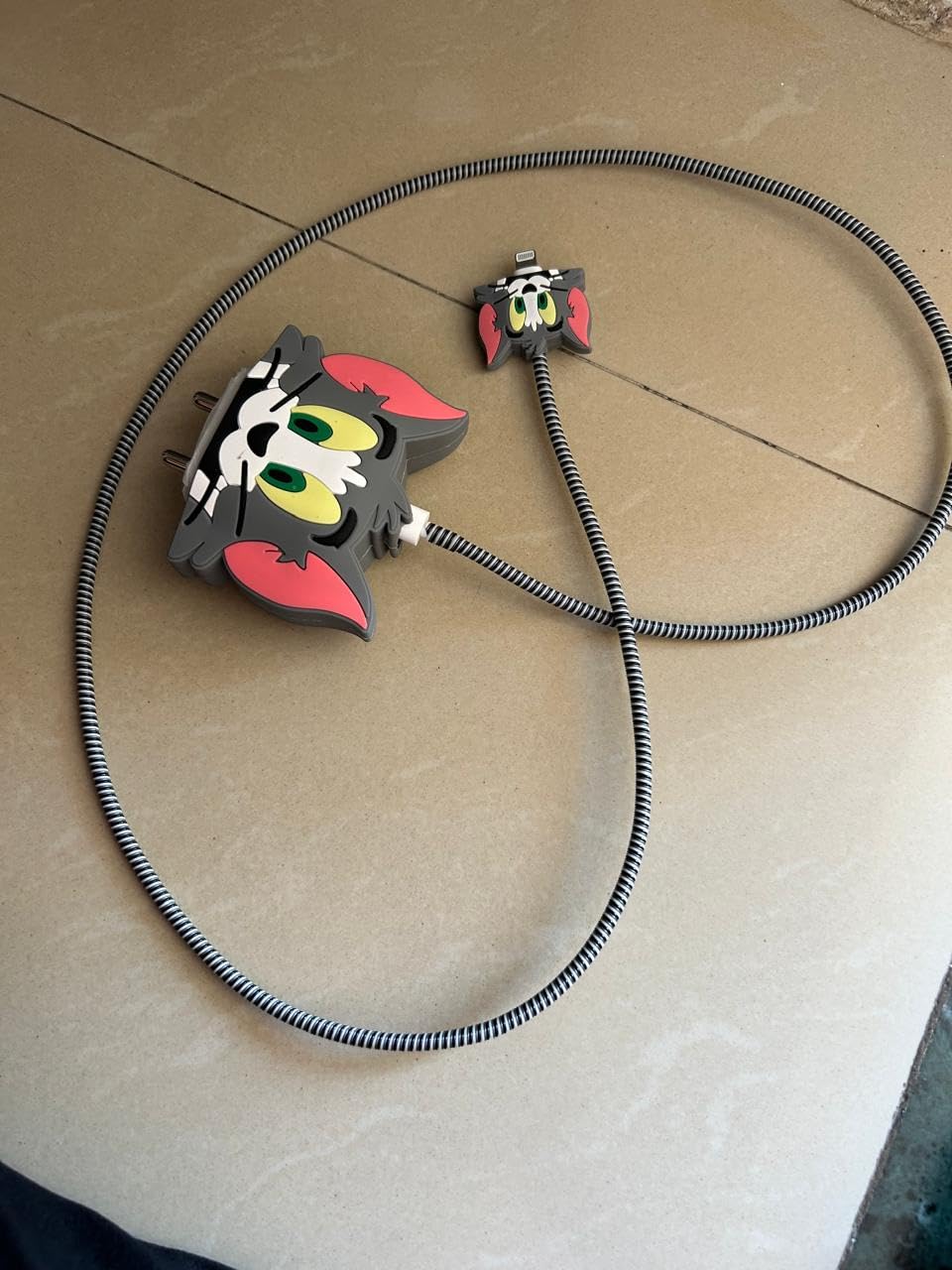 Protective 3D Cartoon Design Charger Case for Apple Charger Cover ...