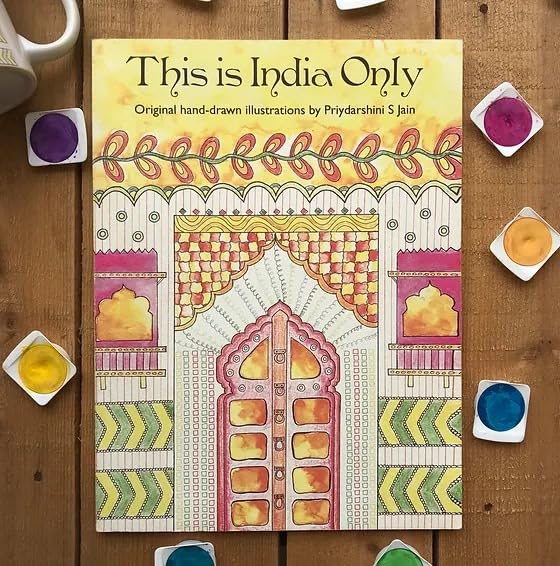 BAKA This is India Only Handmade Coloring Book for Sketching ...