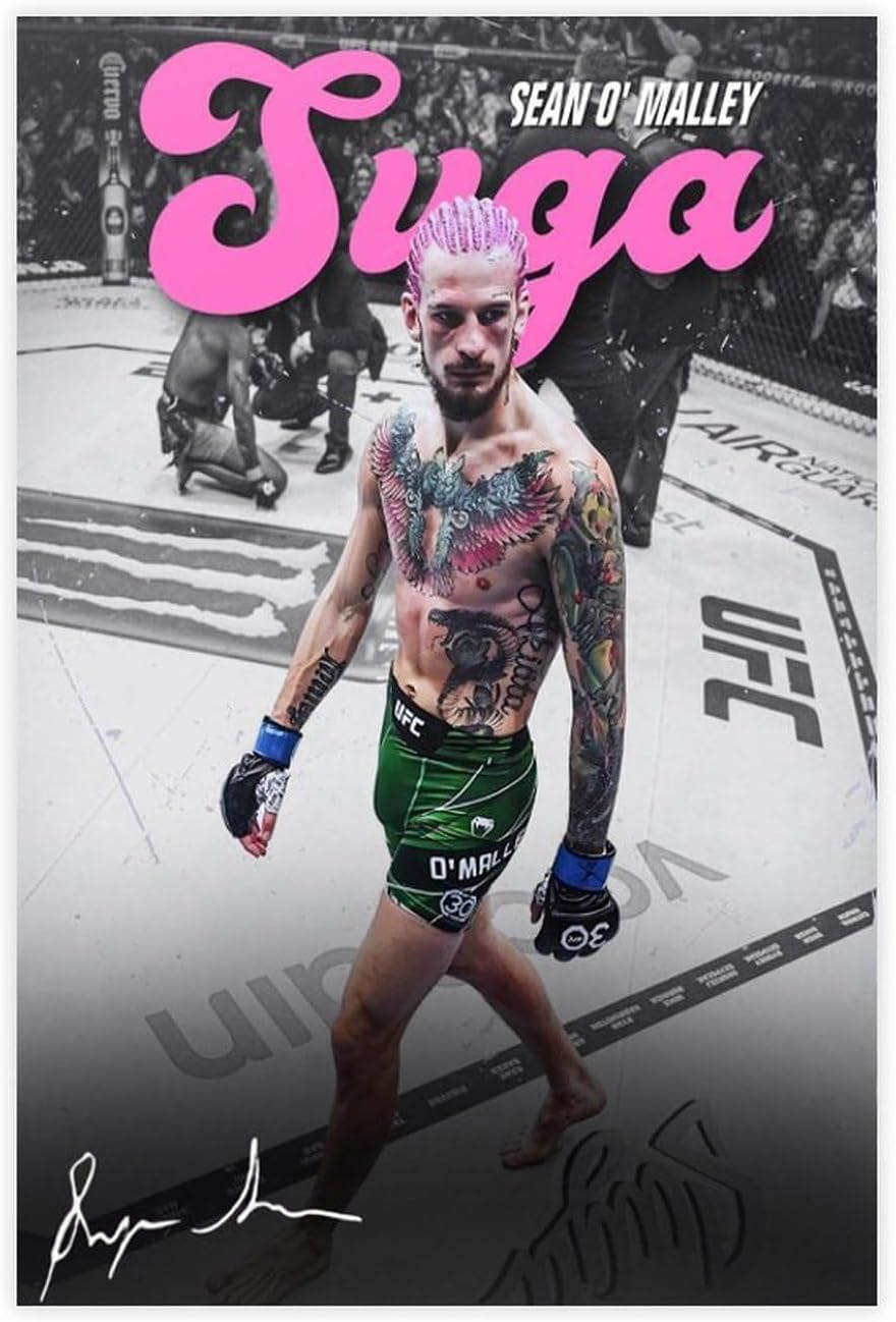 Amazon.com: Suga Sean O'Malley, UFC, MMA Posters, Fighting Motivation ...