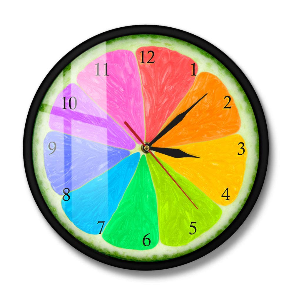 Color Wheel Designs Clock