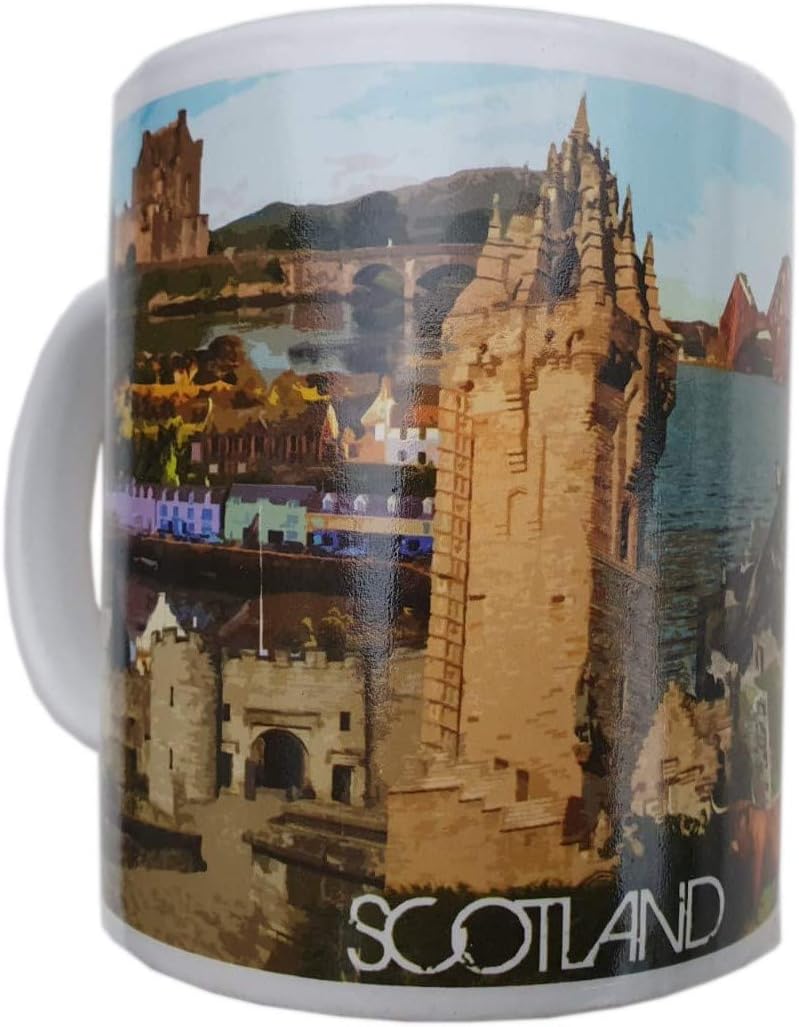 Scotland Mug – for Visitors of Edinburgh, Stirling, Fort William ...