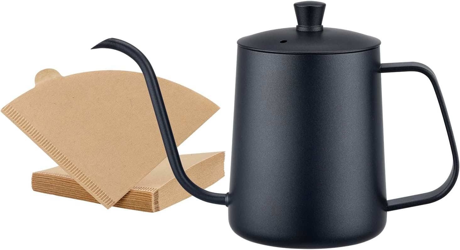 Amazon.com: Pour Over Coffee Kettle 600ml - Stainless Steel Handle ...