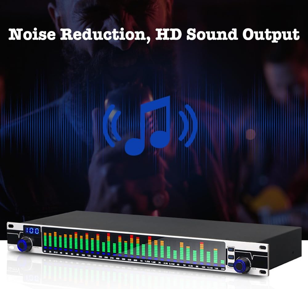 Home Audio Equalizer, Audio Spectrum Analyzer, 31-Band Stereo Equalizer ...