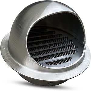6" External Vent Cover for Dryer Vent Replacement Soffit Vent Outlet ...