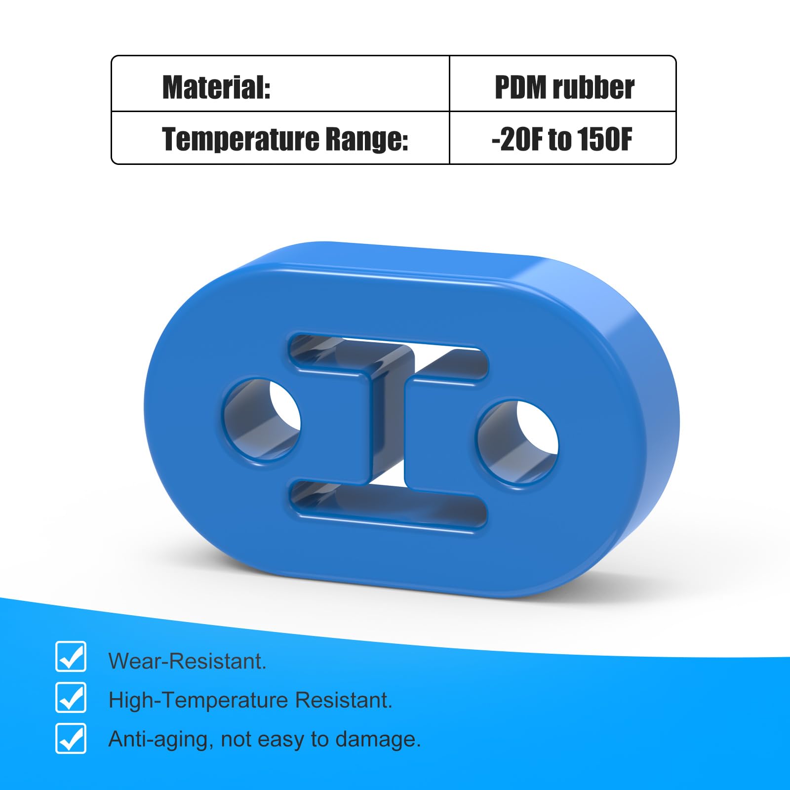 Universal Exhaust Bracket Speedway Poly Grommet Bushings Exhaust Hanger