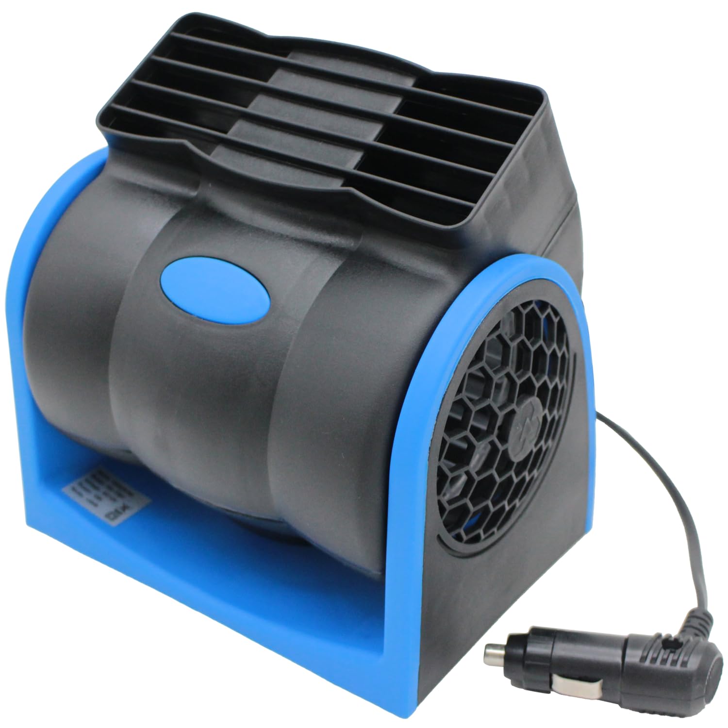 Amazon.com: 12V Car Fan,2 Speed Electric Cooling Fan,Blue Portable Cold ...