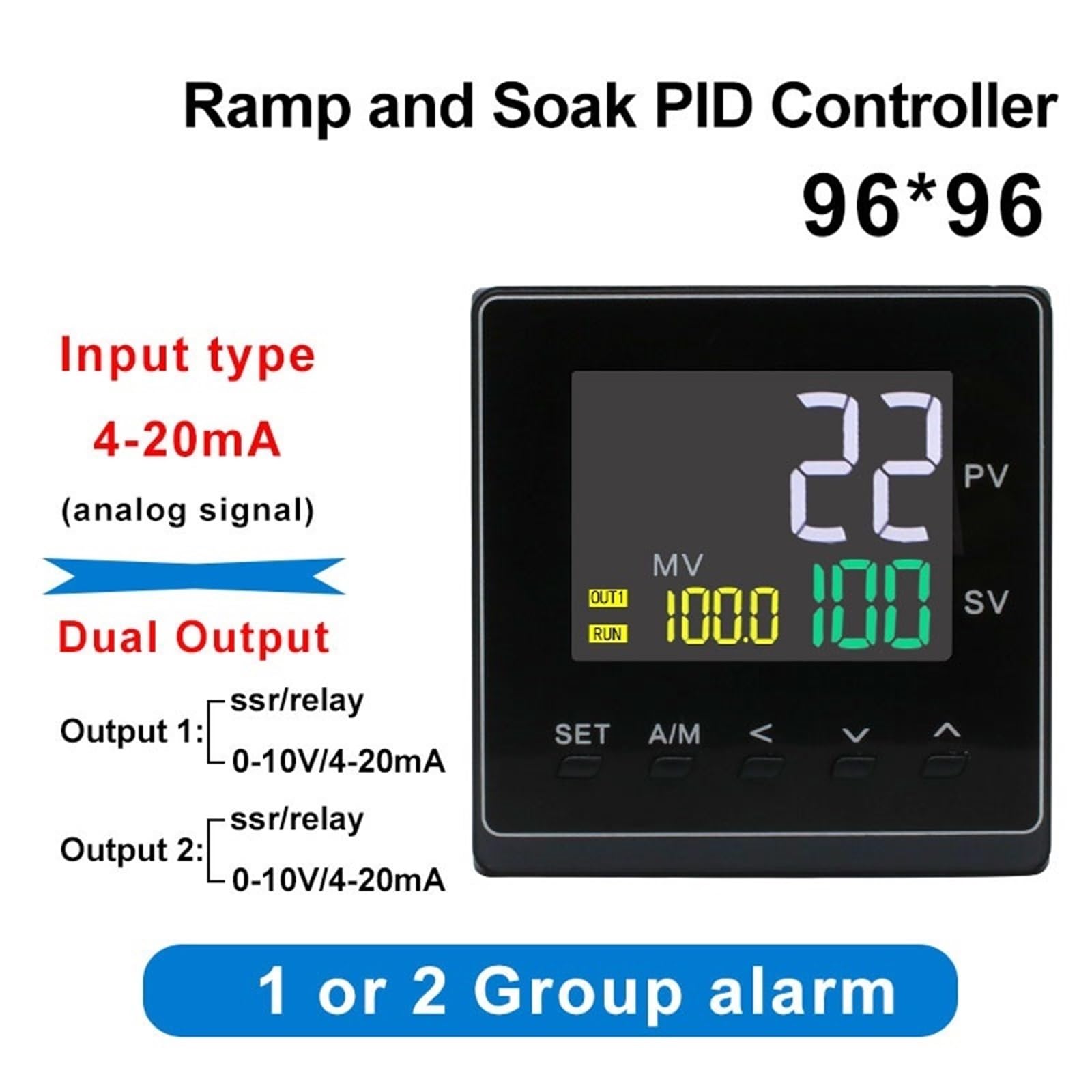 Snapklik.com : HH8BWL PID Temperature Controller RS485 Modbus 96x96 LED ...