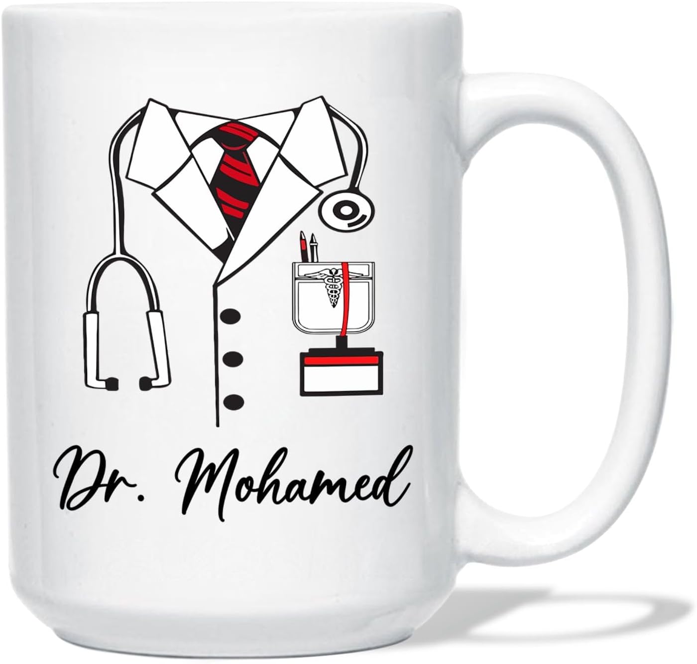Amazon.com: Personalized Name Doctor White Coffee Mug Cup Gift For ...