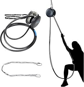 Amazon.com: SUZLA Gym Pull Rope Machine Hanging Endless Rope Trainer ...