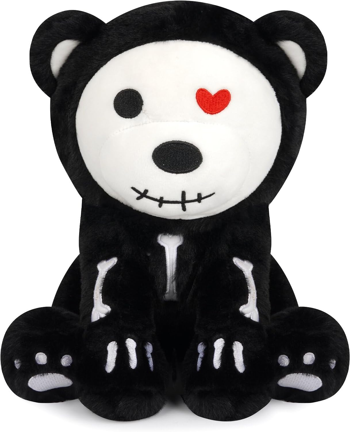 Amazon.com: JIZWPOOM Black Teddy Bear Plush, Teddy Bear Stuffed Animals ...