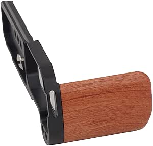 Amazon.com : Aluminum L Bracket Handle Accessory for DSLR Cameras Hand ...