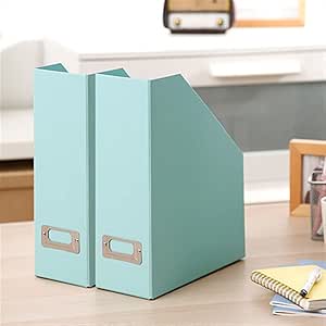 Amazon.com: Magazine Holder Desk Organizer 2PCS Creative Paperboard ...