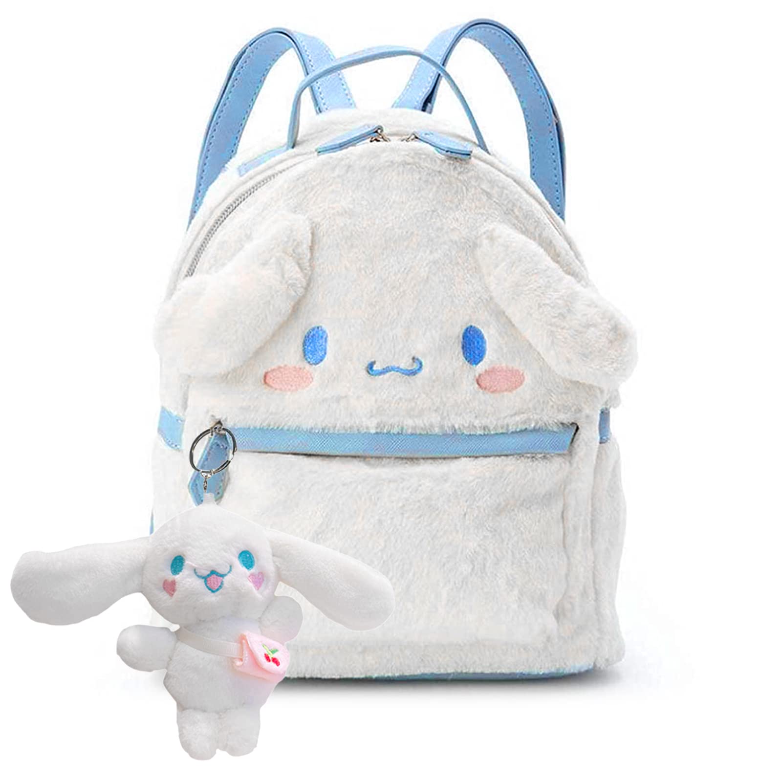 Buy Cute Cinnamoroll Bag with Plush Pendant Backpack for Kids ...