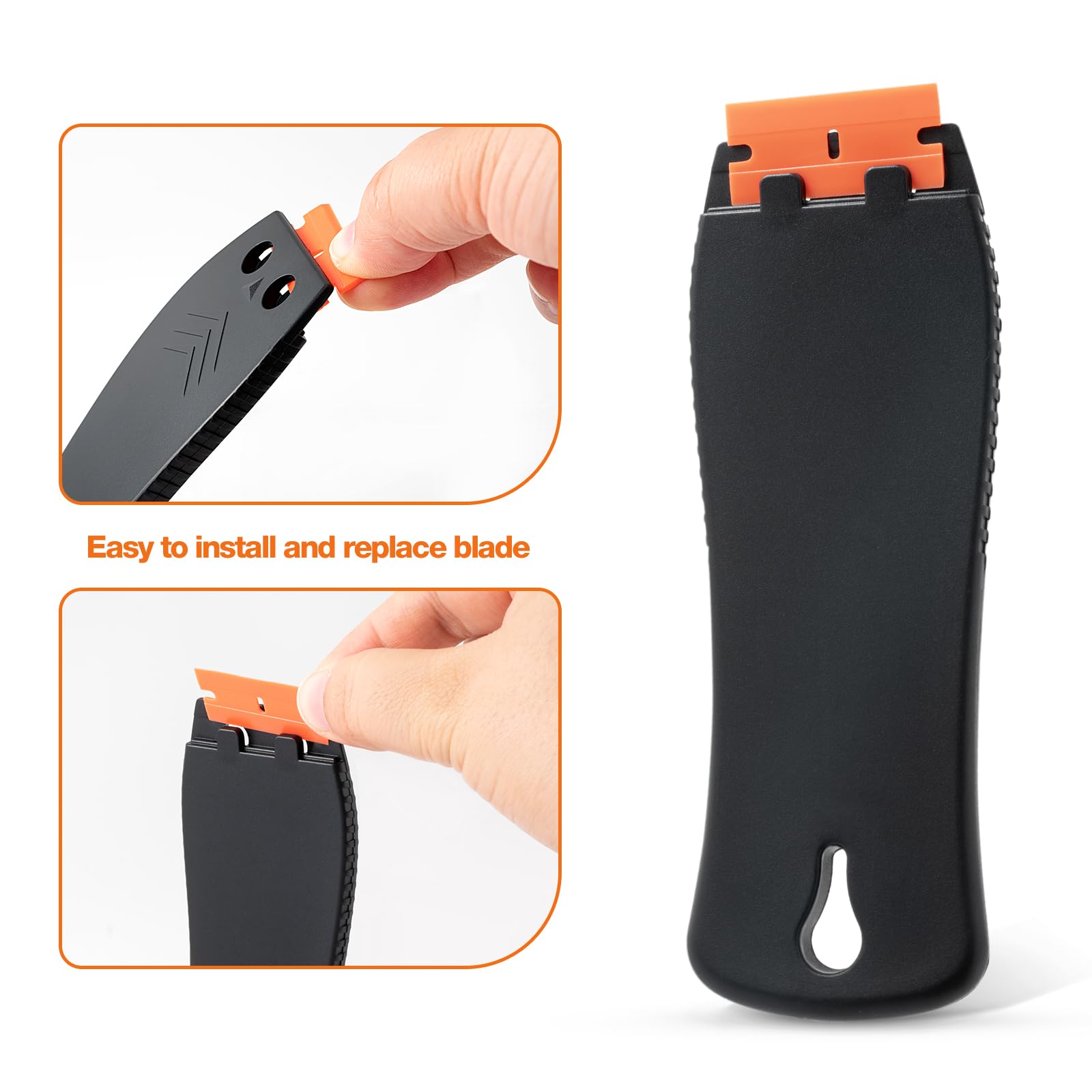 Snapklik.com : Gomake Double Edged Plastic Razor Blade Scrapers Knife