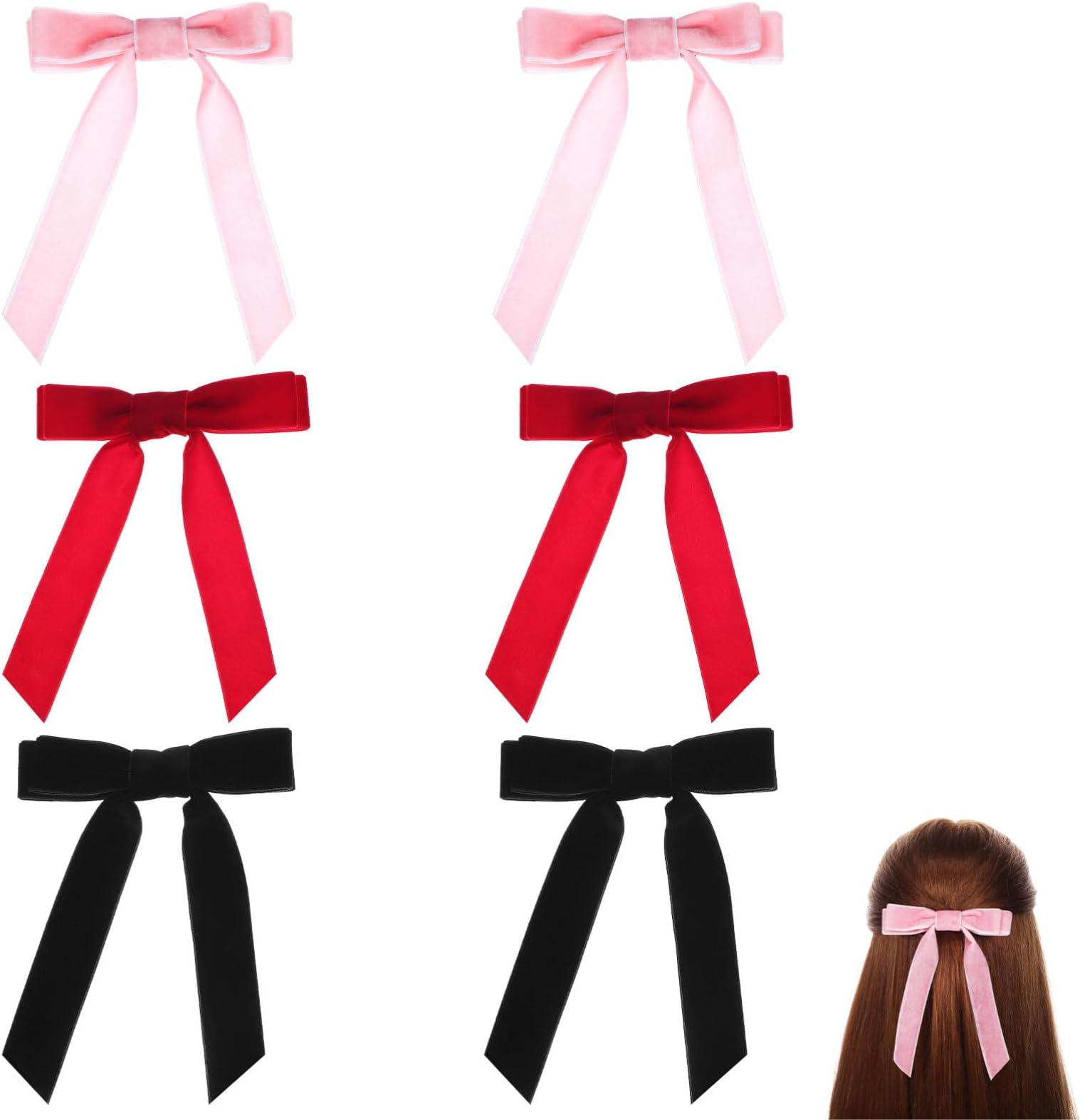 Amazon.com : Prettyou 3.5 Inches Plastic Large Clip Hair Claws for ...