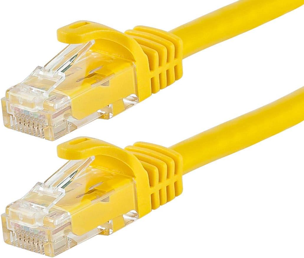 Amazon.com: StarTech.com Cat5e Ethernet Cable - 10 ft - Yellow - Patch ...