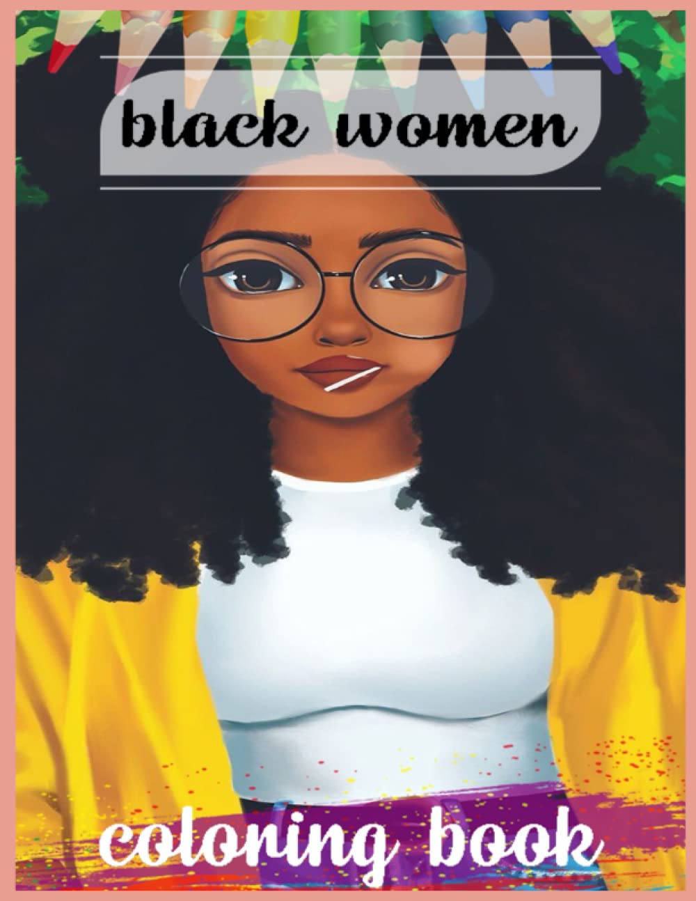 Black Women Coloring Book Adults Coloring Book With Gorgeous Black ...