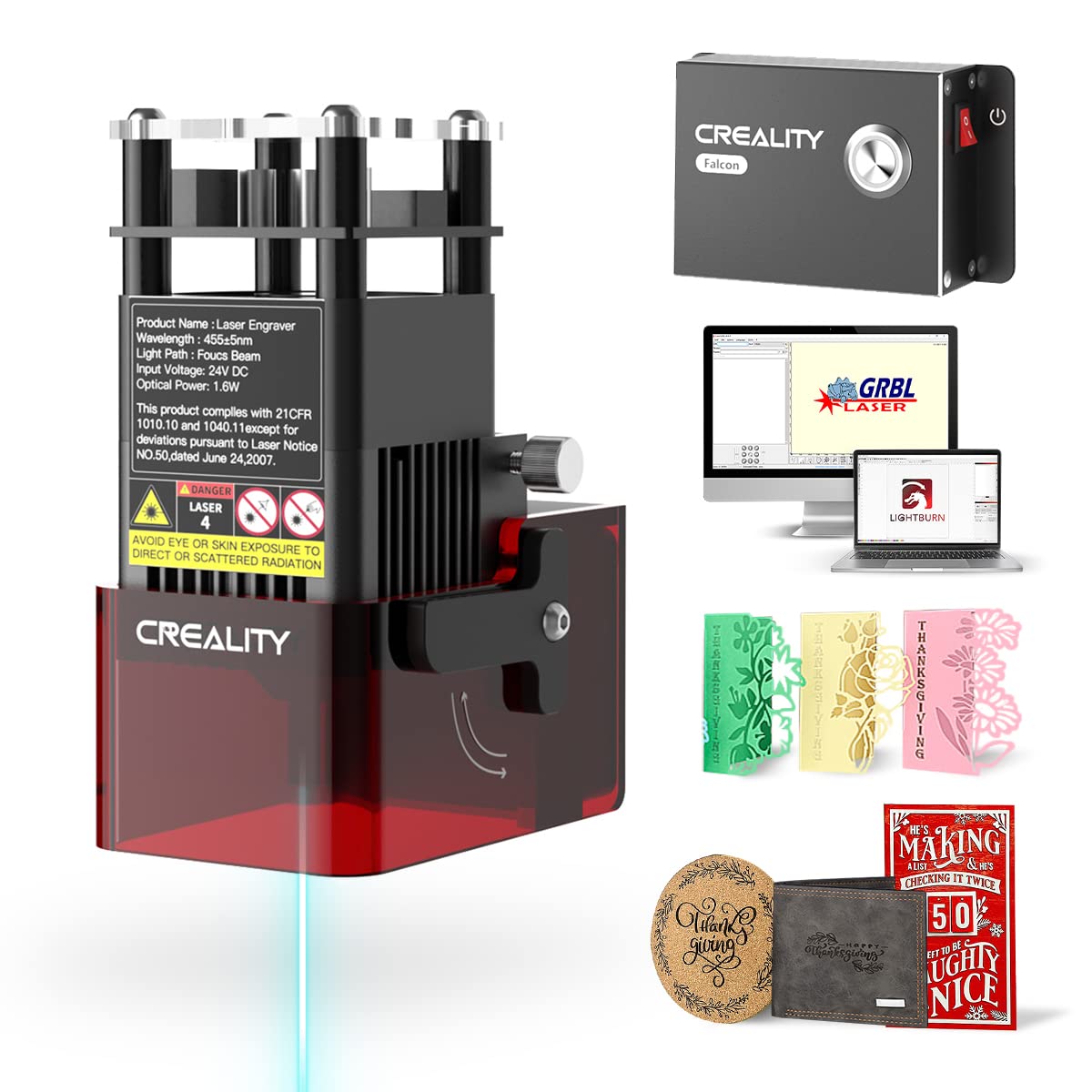 Buy Creality 1.6W CV Laser Module Kit 2022 Version Laser Engraving ...