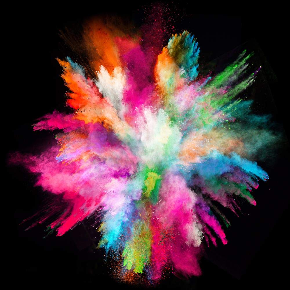 ArtzFolio Colorful Powder Splash D4 Peel & Stick Vinyl Wall Sticker ...