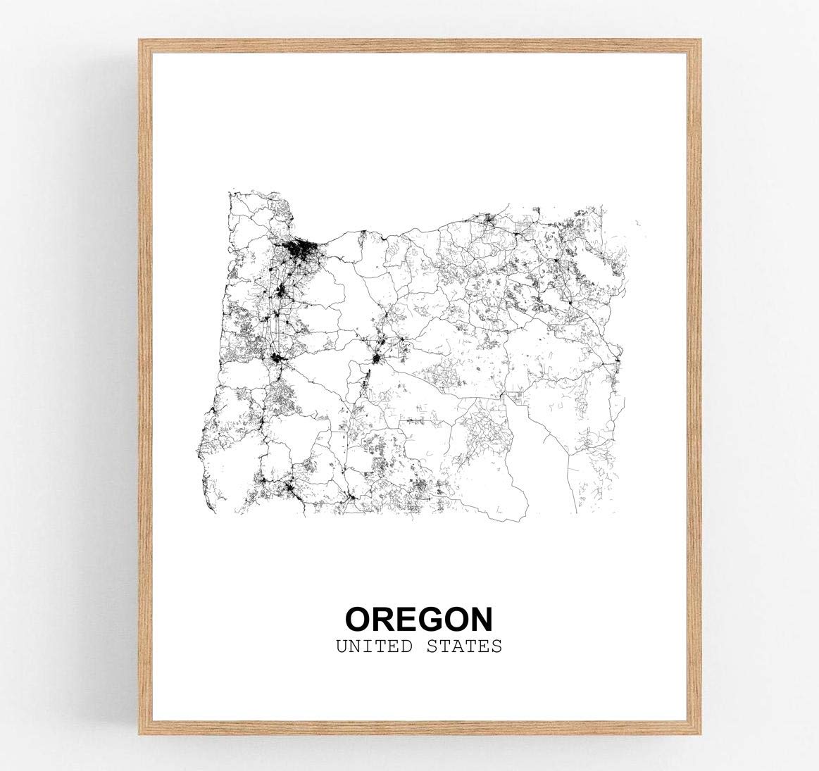 Amazon.com - Eleville 11X14 Unframed Oregon United States Country View ...
