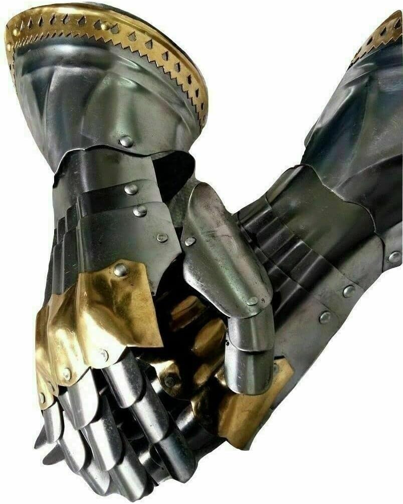 Amazon.com: Medieval Gauntlets Gothic Knights Armor Gloves Mid Century ...