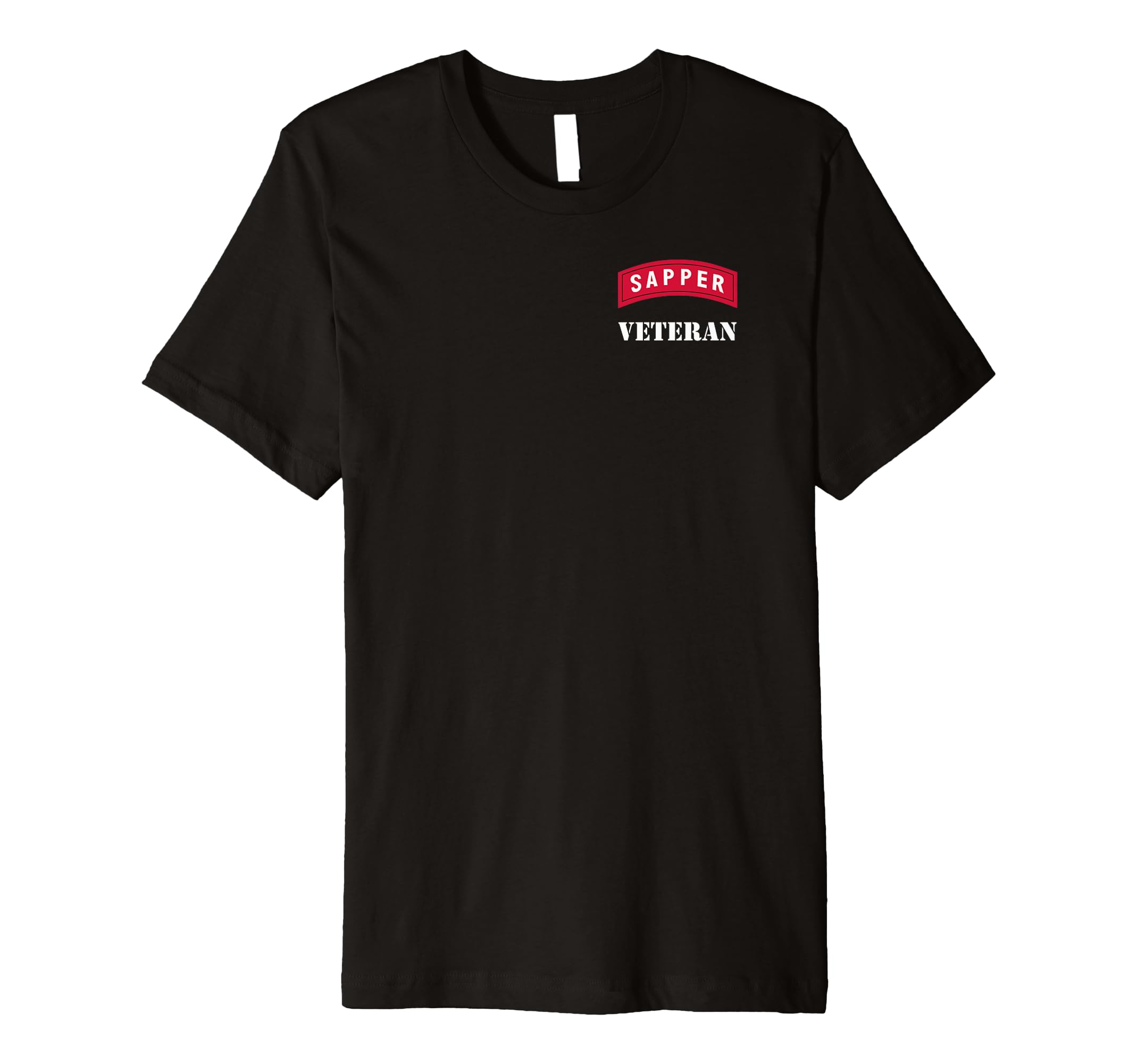 Amazon.com: Sapper Shirt - Sapper t shirt - Sapper Tab Veteran Black ...