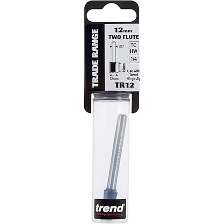 Trend C019AX1/4TC Craft Pro 1/4-in Shank Tungsten Carbide Straight ...