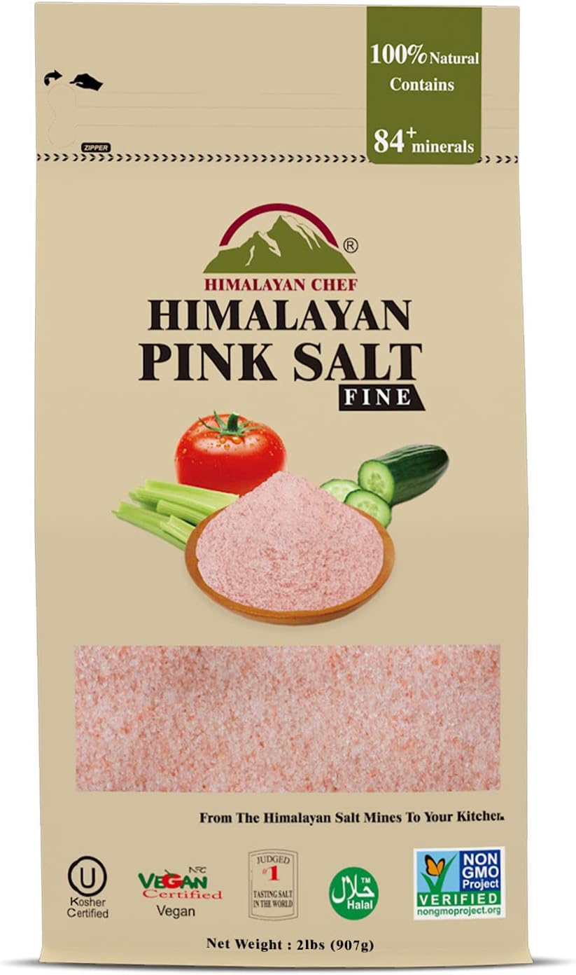 Amazon.com : The Original Salt Company - Fine Pink Himalayan Salt ...