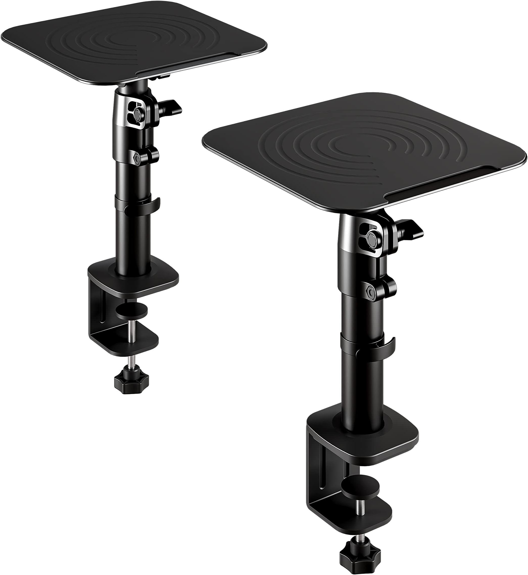 Amazon.com: WALI Studio Monitor and Speaker Stand, Clamp-on Desktop ...