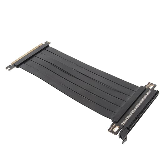 Kufoo PCIE 3.0 X16 Extender Riser Cable, 180 Degree Plug and Play PCIE ...