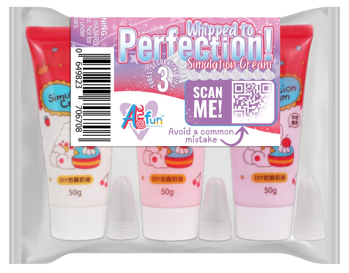 Amazon.com: Deco Cream - 3 Pack Fake Whipped Cream Glue DIY Phone Case ...