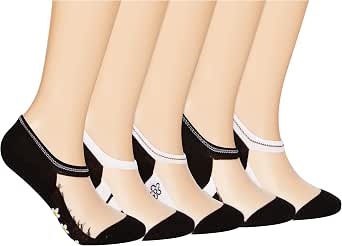 Amazon.com: Benefeet Sox Lace Sheer No Show Socks for Women Girls White ...