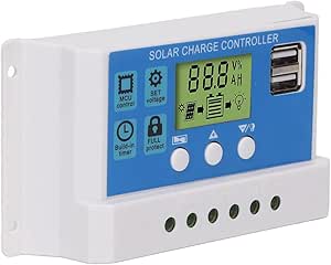 Amazon.com : PWM Solar Controller, LCD Display Protection Functions ...