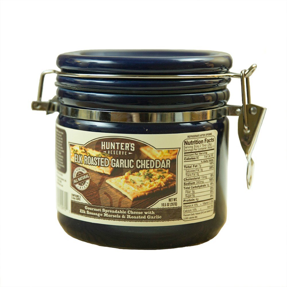 Amazon.com: Hunters Reserve 10.5 oz. Gourmet Cheddar Cheese Spread with ...
