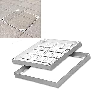 Large Stainless Steel Square Sewage Manhole Lid for Residential Areas ...