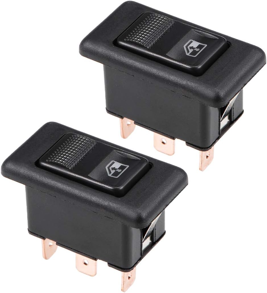 Amazon.com: uxcell 5 Pins Car Window Switch Car Control Momentary ...
