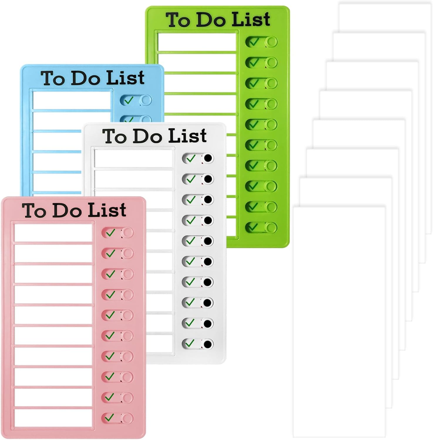 Amazon.com : 4 Pcs Blank Chore Chart for Kids, Checklist Planning Board ...