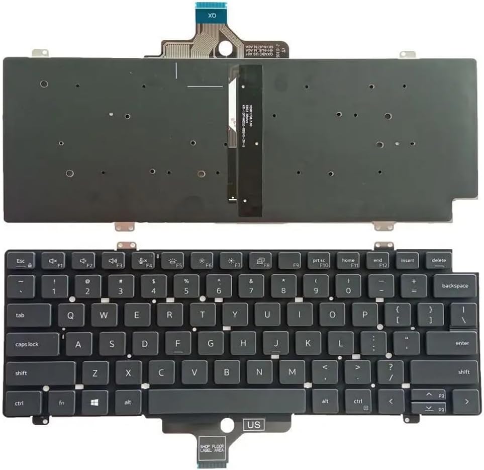 Amazon.com: XINDIKBHUB US Backlit Laptop Replacement Keyboard for Dell ...