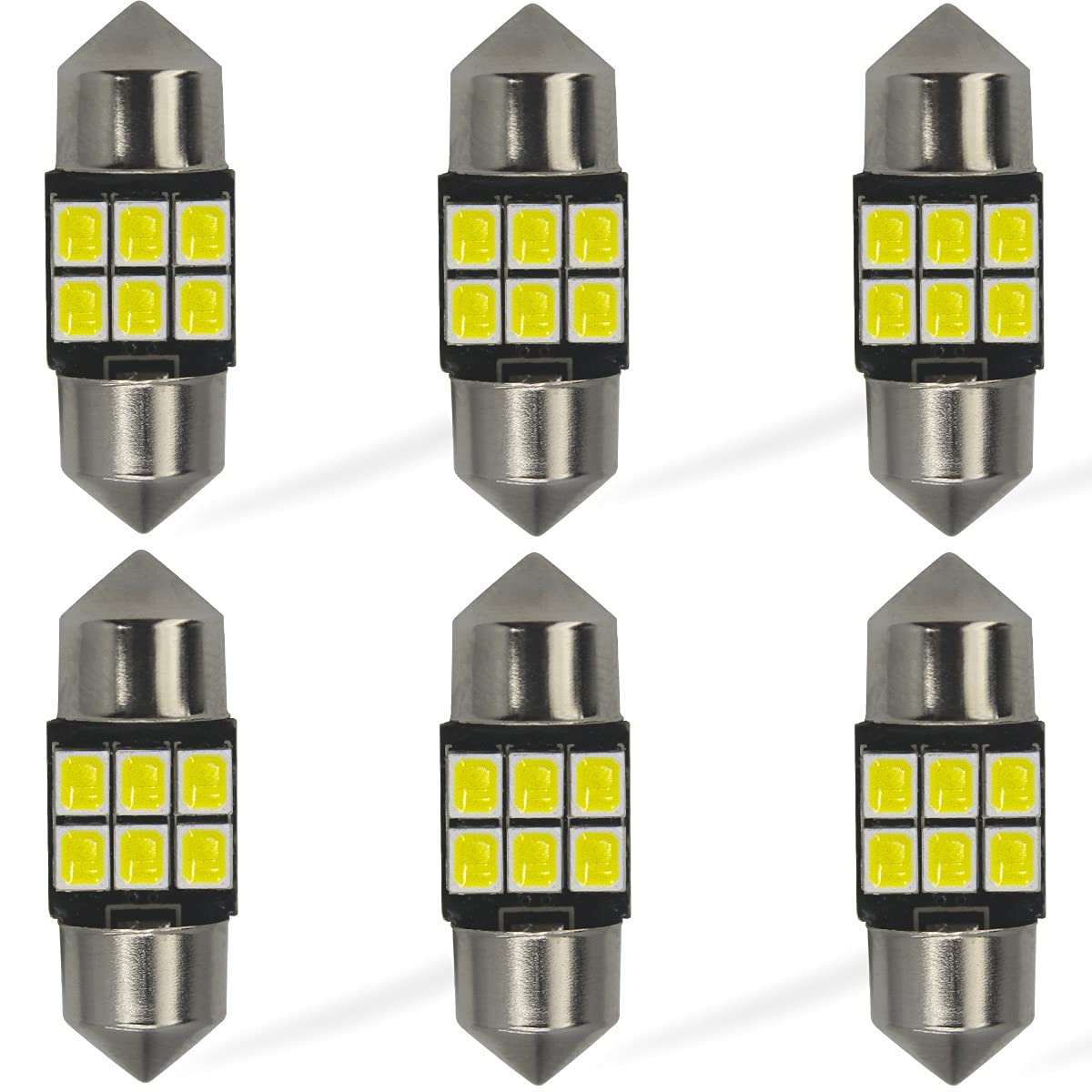 Amazon.com: Yoper DE3021 DE3022 LED Light Bulbs for Interior Dome Map ...