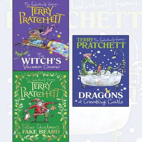 terry pratchett 3 books collection set - the witch's vacuum cleaner and ...